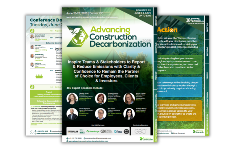 Full Event Guide - Advancing Construction Decarbonization